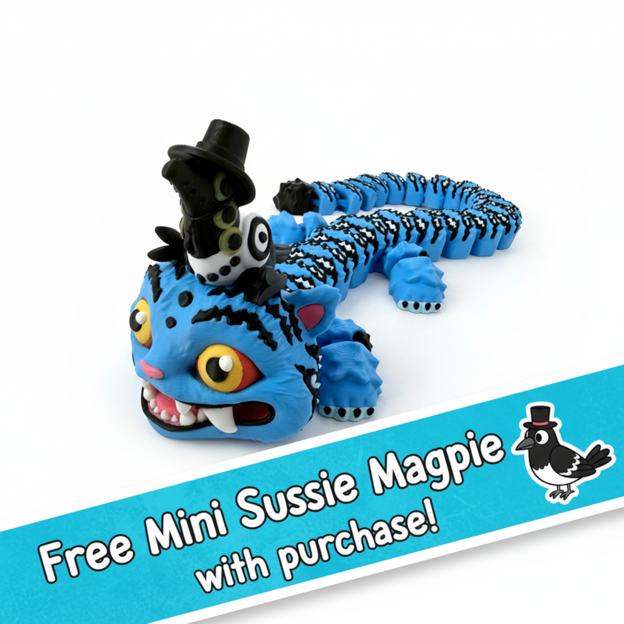 KPop Demon Hunters 19" Derpy Tiger Dragon – Luxe Labs 3D - 3D Printed ...